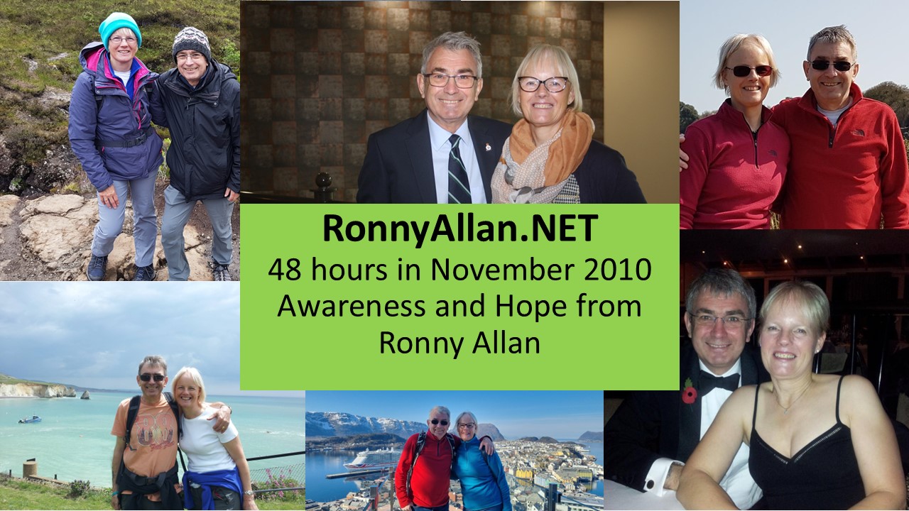 48 hours in November 2010 - Awareness and Hope from Ronny Allan - Ronny ...