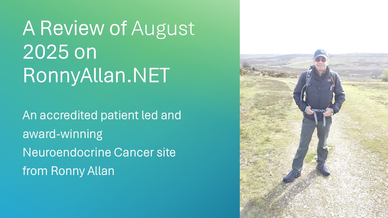 Ronny Allan – a review of my blog activity August 2025 - Ronny Allan ...